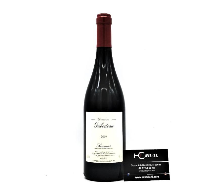 Saumur 2019 – Rouge Domaine – Domaine Guiberteau – La cave du 28