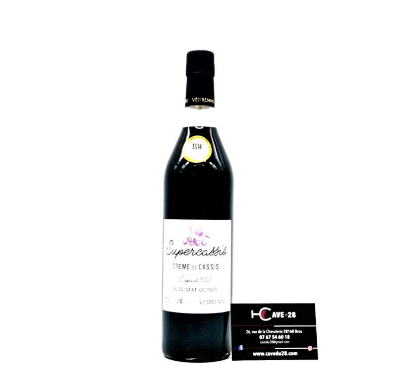 Crème de Supercassis - Gamme paysanne - Domaine Védrenne - La cave du 28