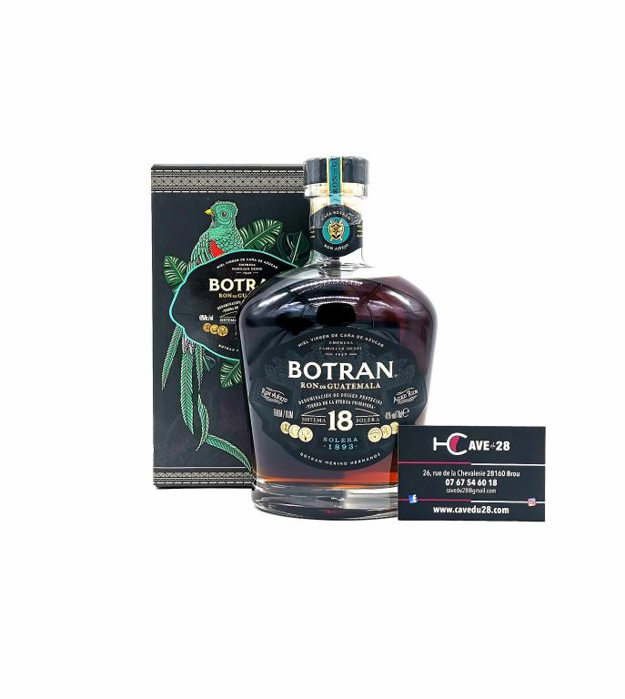 Botran – 18 Ans – Rhum du Guatemala – La cave du 28