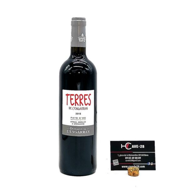 IGP Pays d'Oc - Terres rouge 2018 - Domaine de l'Engarran - La cave du 28