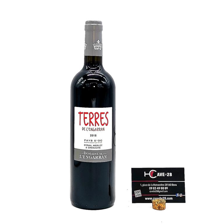IGP Pays d'Oc - Terres rouge 2018 - Domaine de l'Engarran - La cave du 28