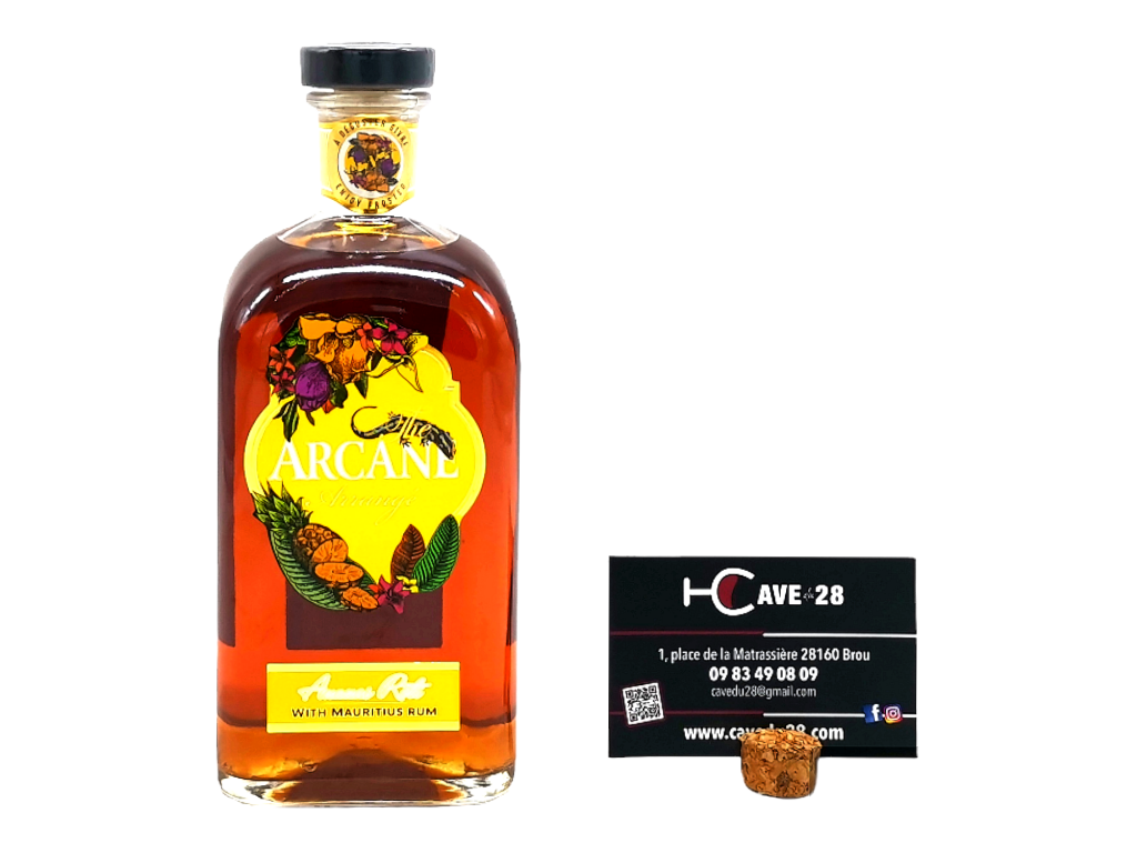 Rhum arrangé Ile Maurice - Ananas rôti - Maison Arcane - La cave du 28